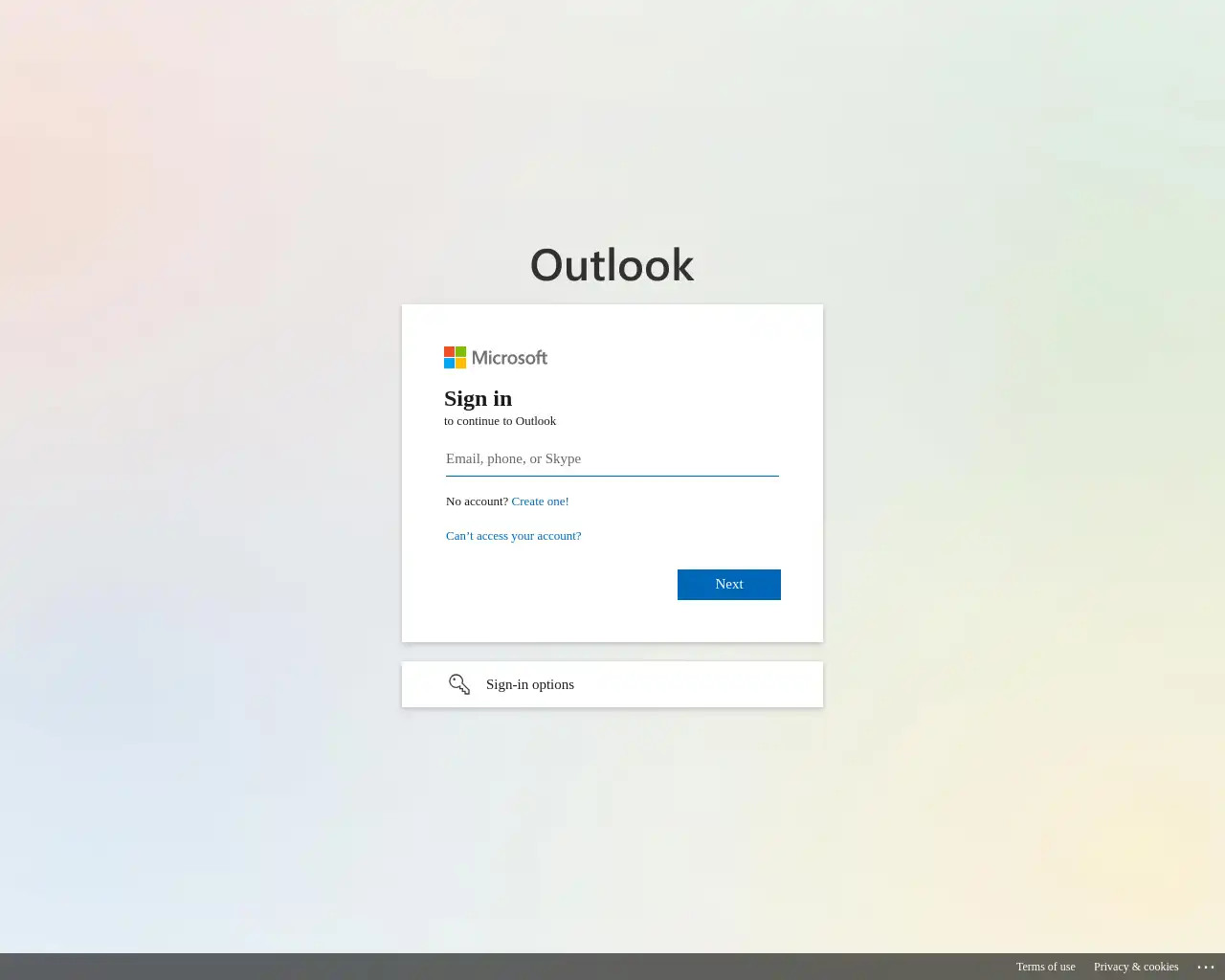 outlook.office.com 진단 히스토리